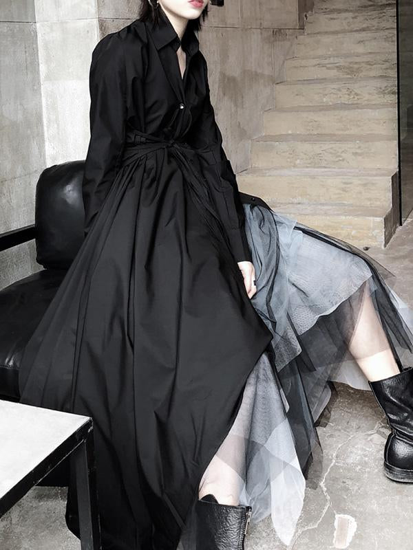 Cool Designed Irregular Long Dress