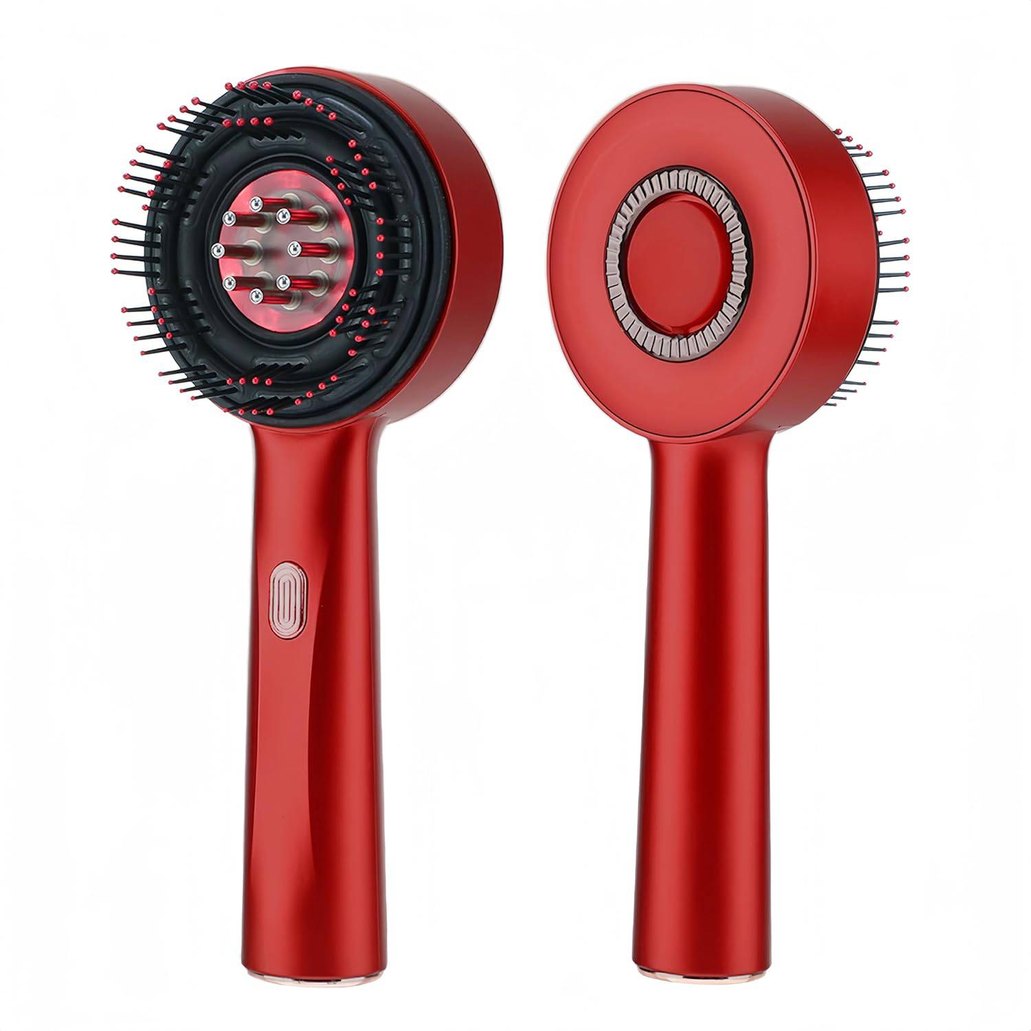 Red light scalp massager brush