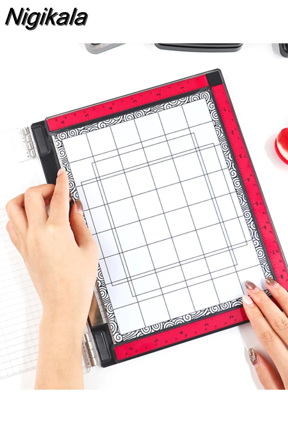 Nigikala Stick and Stamp Mat For Creating Straight Lines Much Easier ...