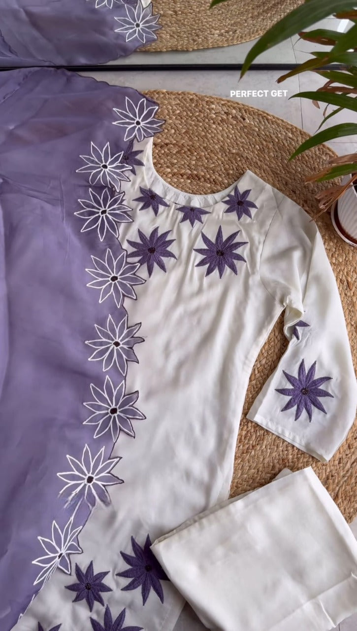 Wonderful White Dress Set