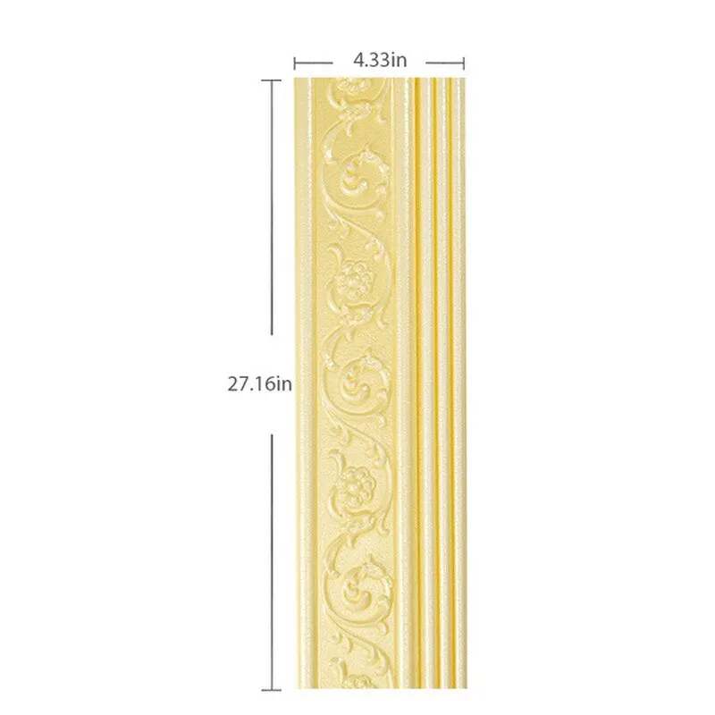 Athvotar Waterproof Foam Wallpapers Borders Self Adhesive Wall Border ...