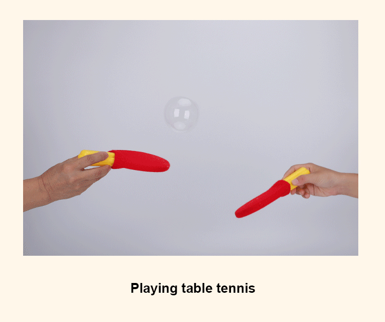 Bubble Ball Toy And Table Tennis Rackets Set