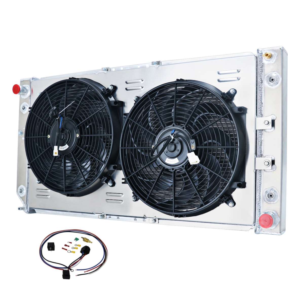3 Rows Radiator Shroud Fan Fits1994-1996 Chevy Caprice Impala Cadillac ...