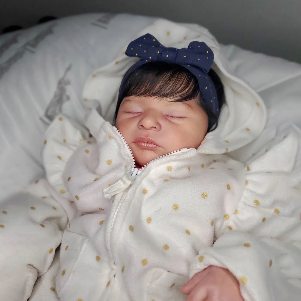 [New Series] 20" Lifelike Realistic Baby Sofia Silicone Vinyl Eyes ...