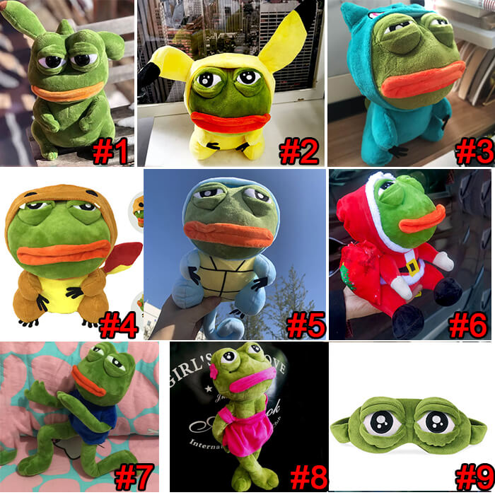 Cute Pepe the Frog Plush Toys | Luckybudmall