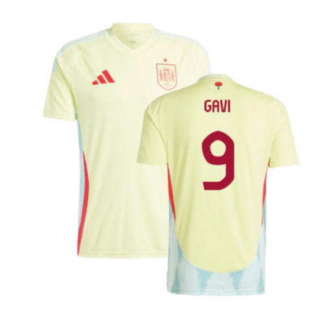 Spain Gavi 9 Away Shirt Kit Euro 2024