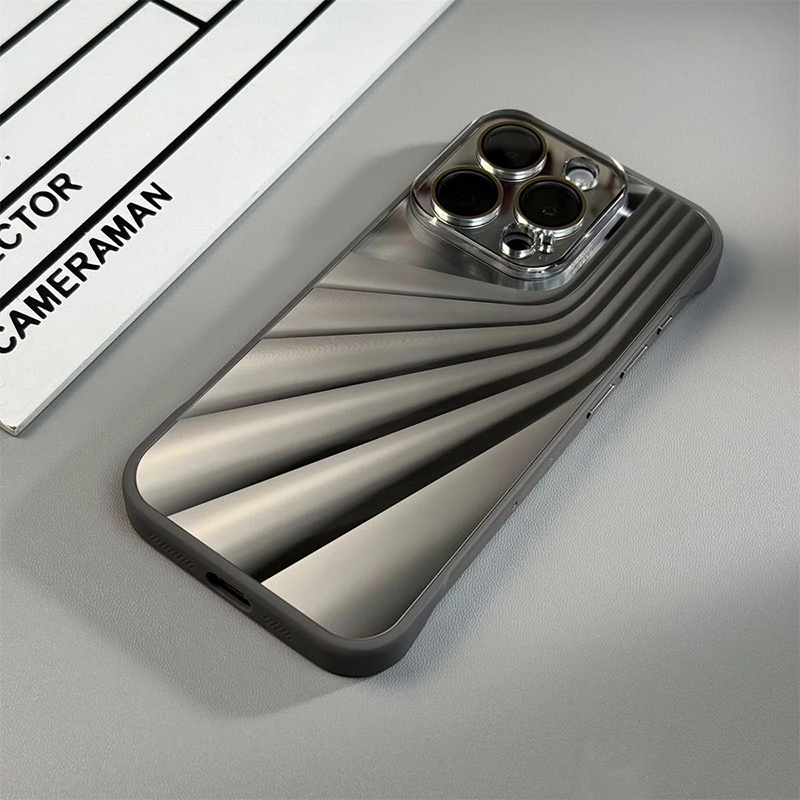 Stylish Borderless Lens Film Phone Case For iPhone