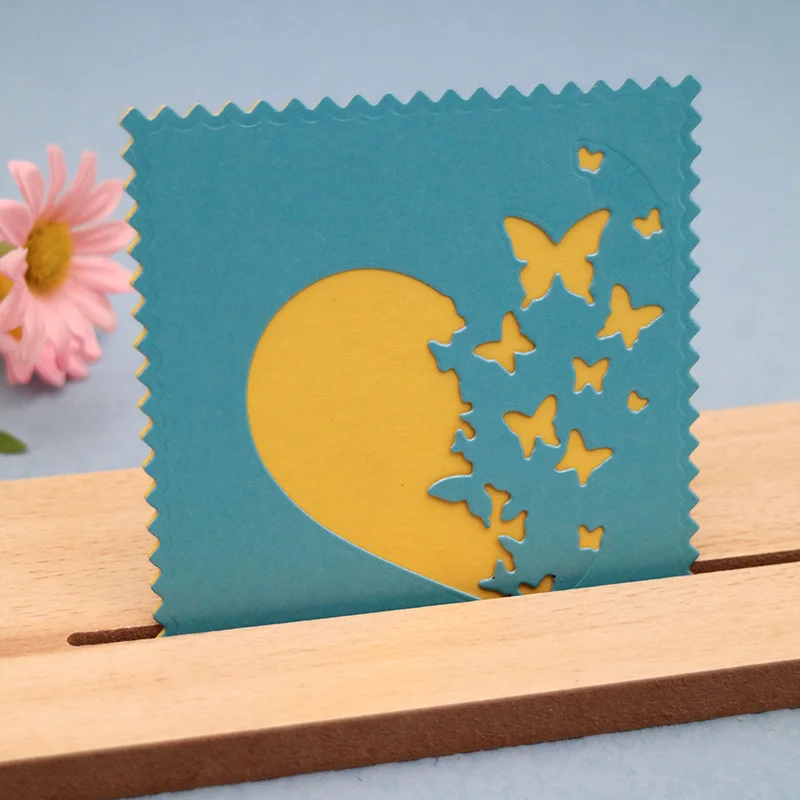 Nigikala Knife Mould Heart Shaped Scrapbook Paper Cutting Album Cover ...