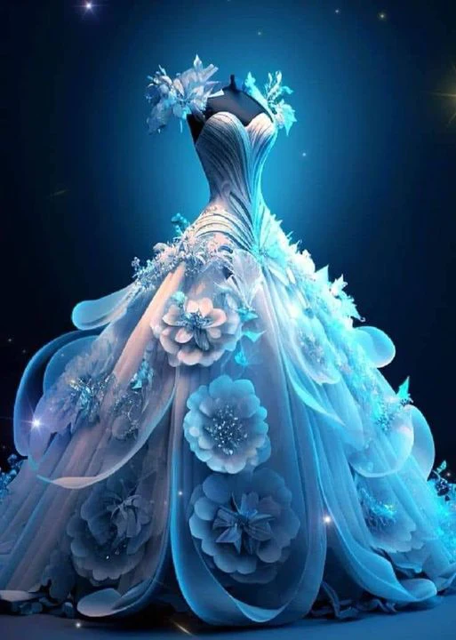 AB Customized Diamond Painting - Full Round - Princess Dress