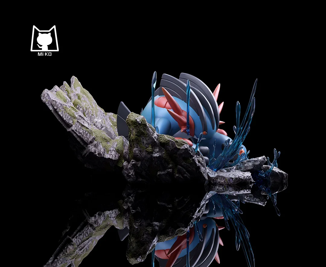 Mega Swampert & Swampert Pokeball & Mudkip Pokeball - Pokemon Resin ...