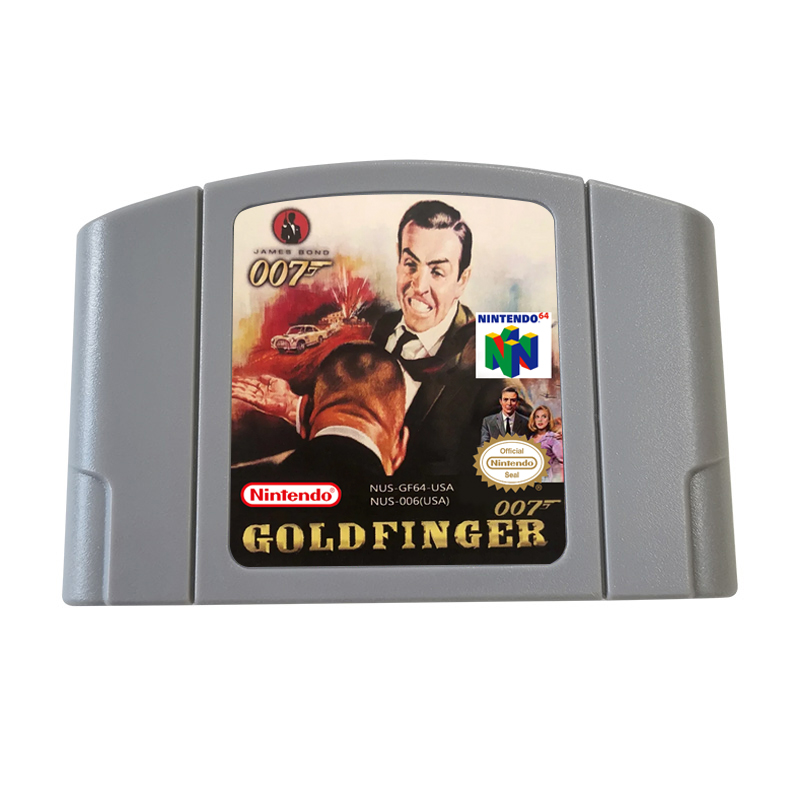 Goldfinger 007 N64 Cartridge For Nintendo 64 Game Console