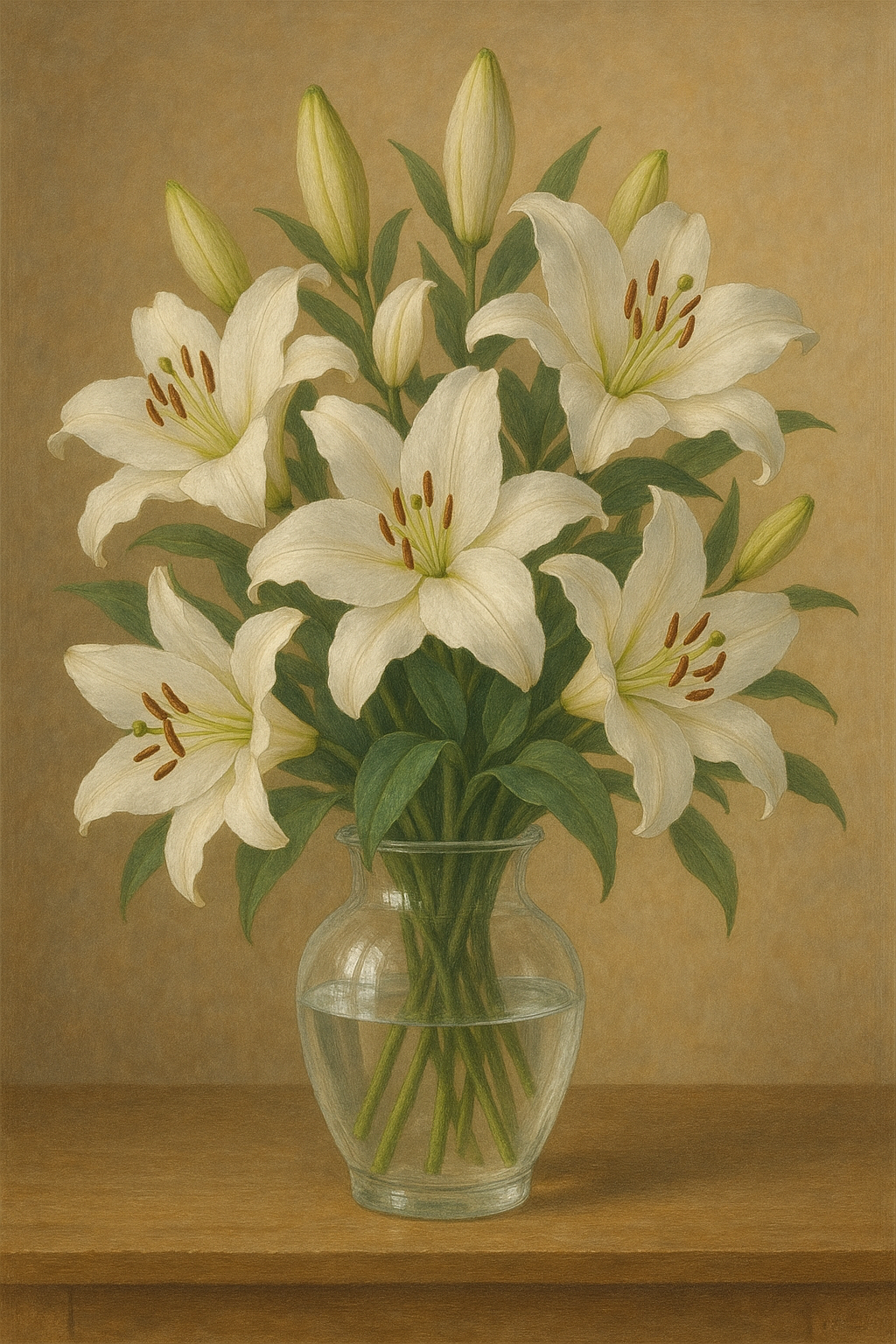 Kimmy -White Lily in a Bottle (velvet cloth) Fairy Dust Drills full ...