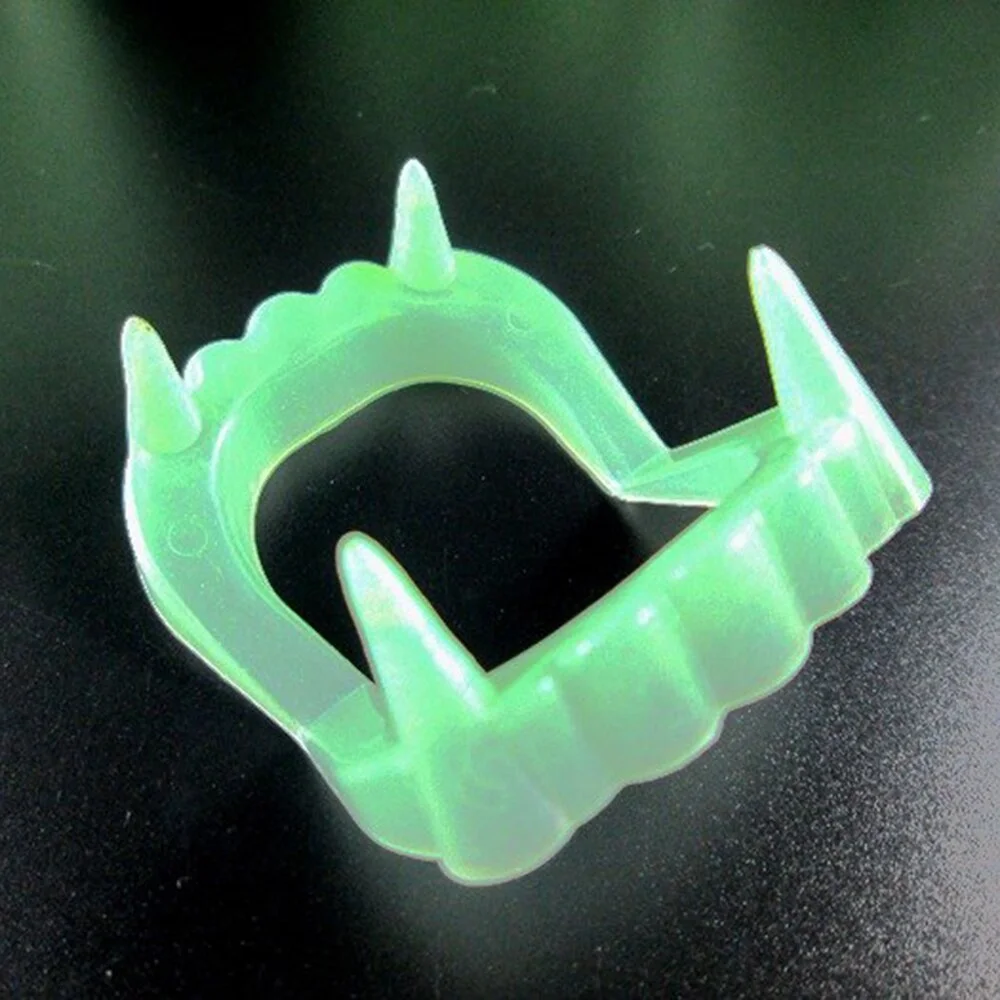 Luminous Vampire Fake Teeth Dracula Teeth Halloween Monster Werewolf ...