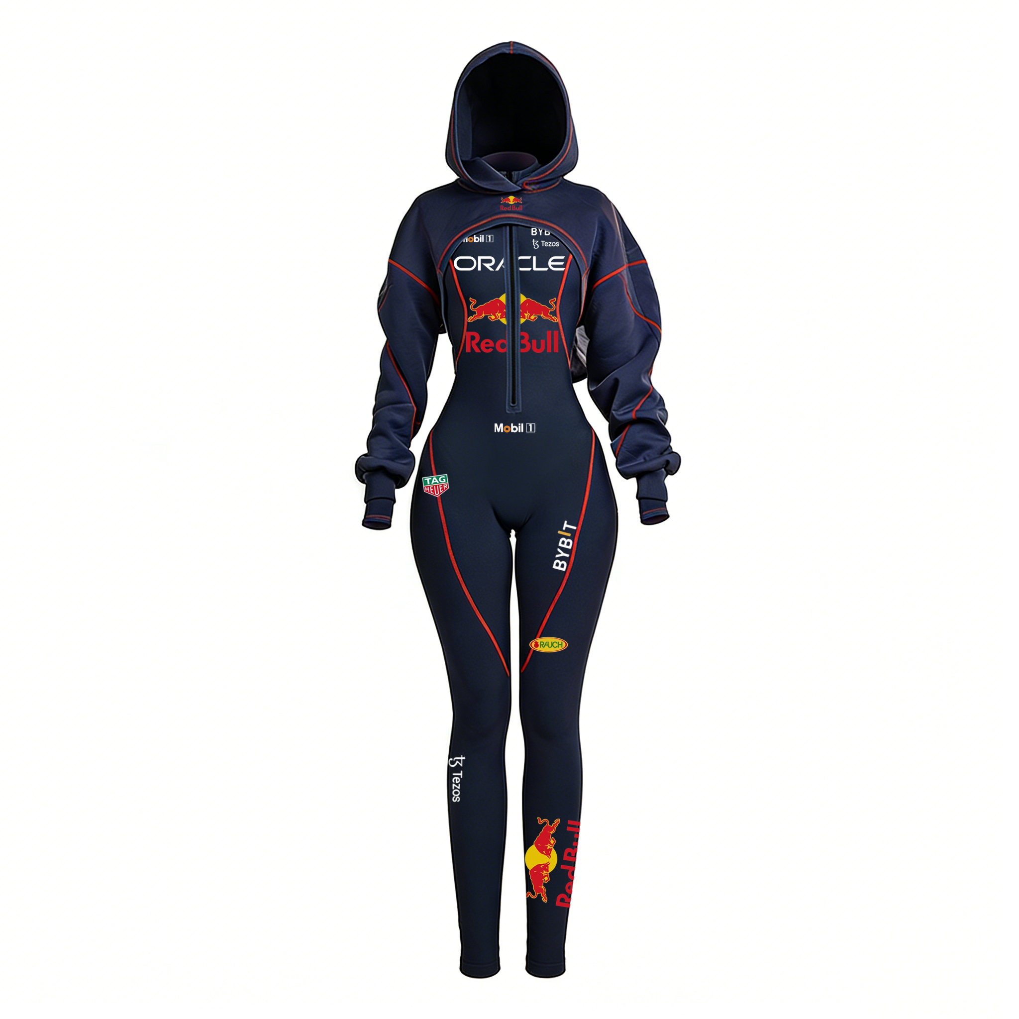 Cyberpunk Futuristic Mechanical Style Women's Championship Team Logo ...