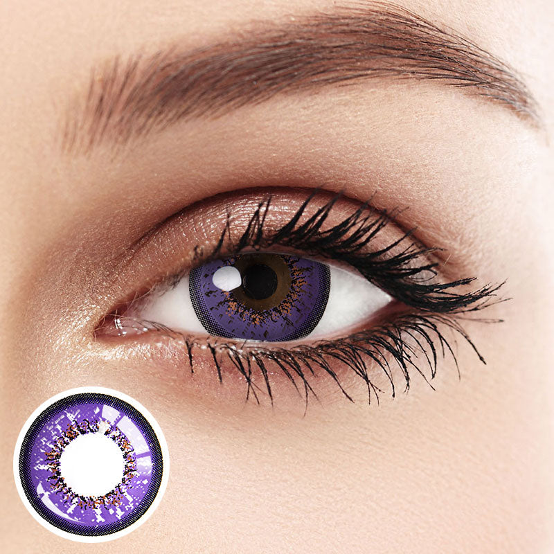 Unibling Cyber Violet Colored Contacts (Yearly)