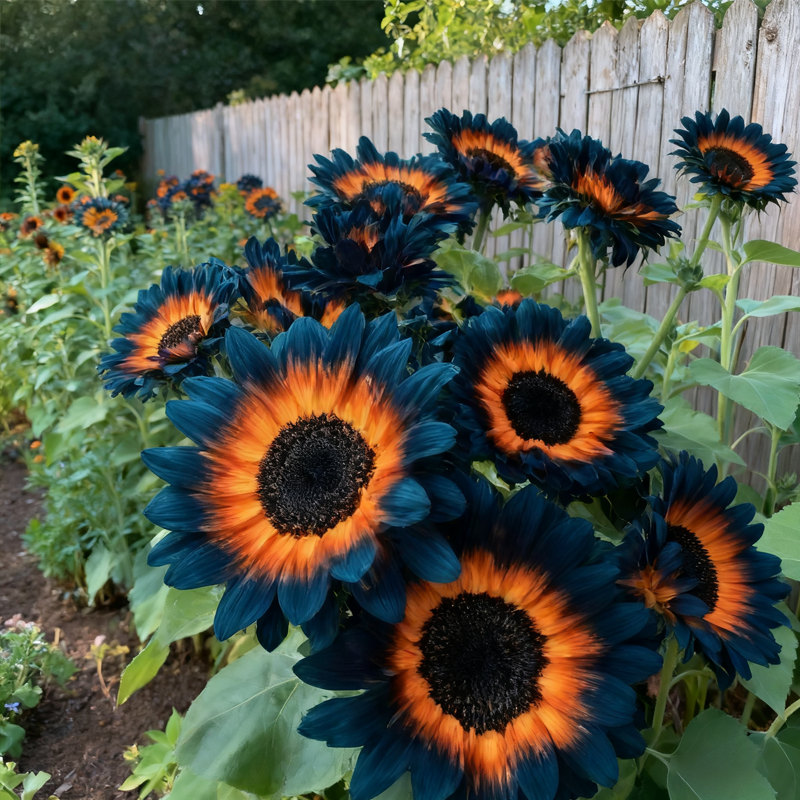 Midnight Blaze Sunflowers Seeds – Fiery Blooms That Light Up Your Garden