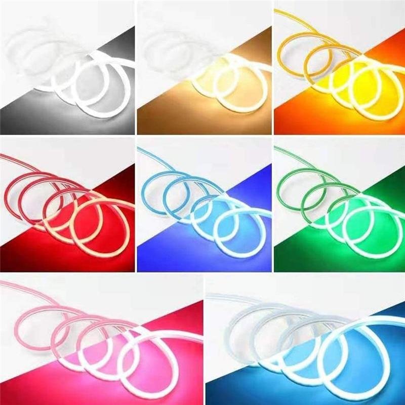 12V Led Strip Waterproof Ribbon Led Neon Light IP67 White /Warm White ...