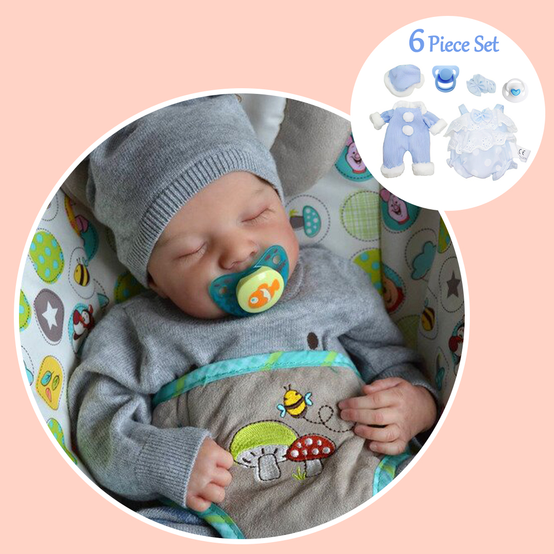 Reborns Silicone Mini Reborns 12'' Newborn Carley Sleeping Reborn Baby ...