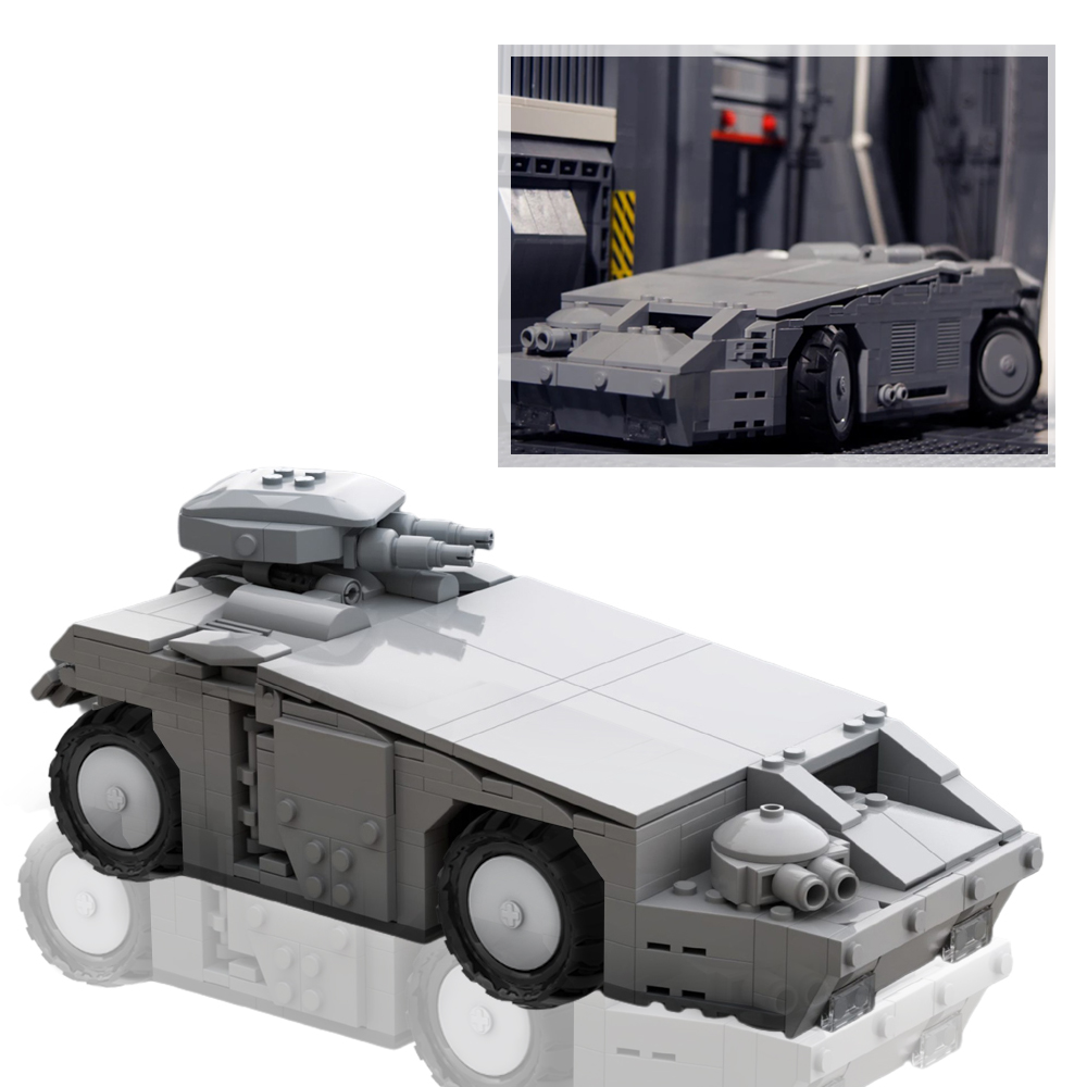 MOC War Car Chariot M577 Military Armored Vehicle