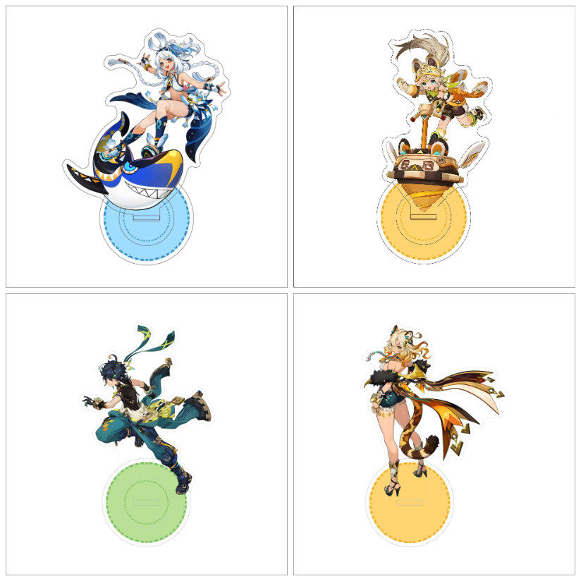 Mualani Kachina Kinich Xilonen Genshin Impact Acrylic Stand Model Figure