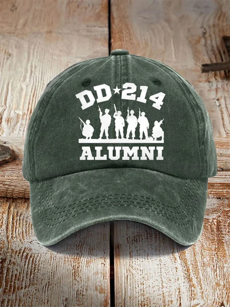 Comstylish Men's Vintage Dd-214 Alumni Veterans Day Hat