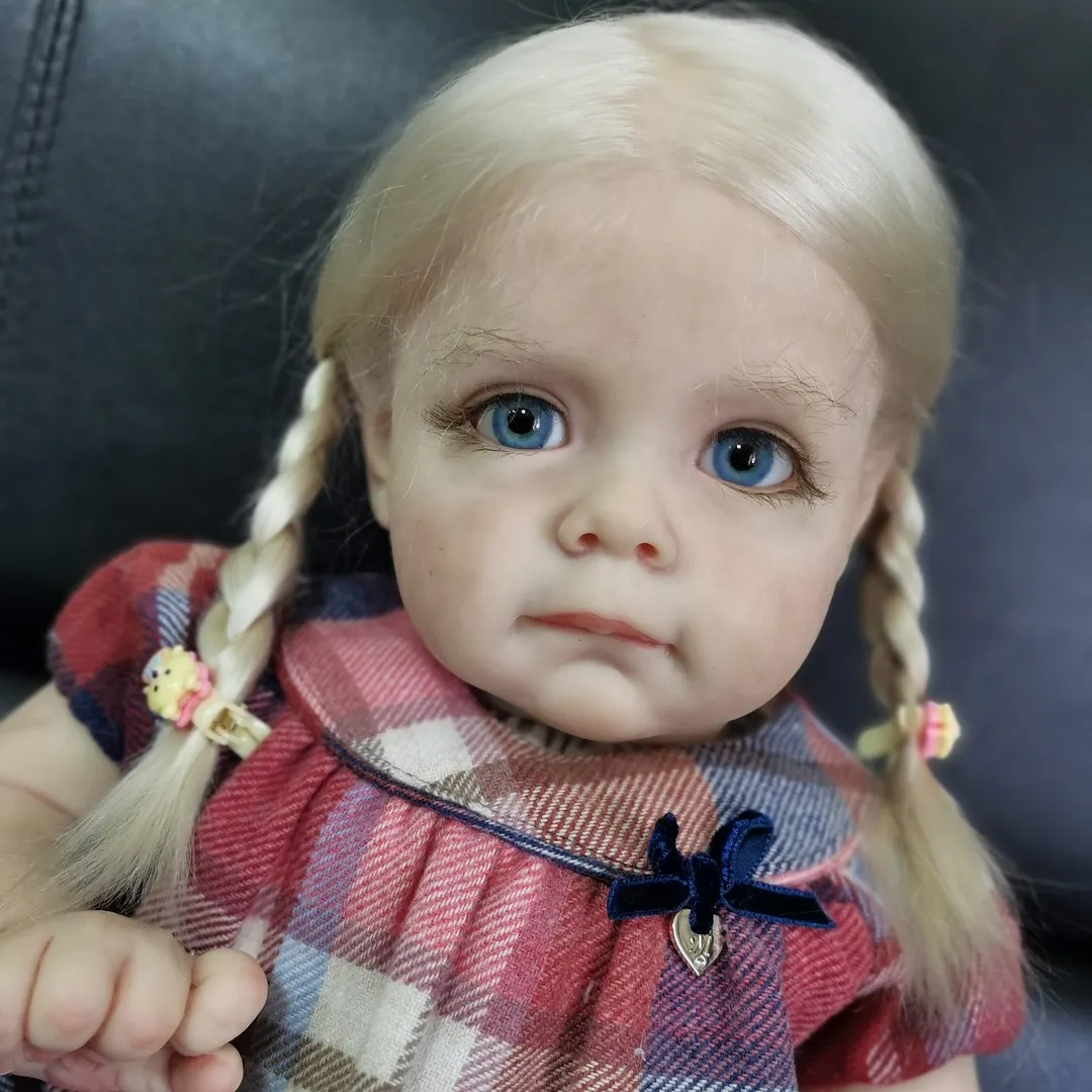 15''Lifelike Innocent and Lovely Reborn Awake Toddlers Girl Zelda with ...