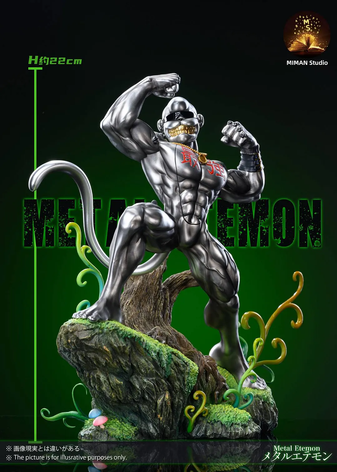 Metal Etemon - Digimon Resin Statue - MIMAN Studios
