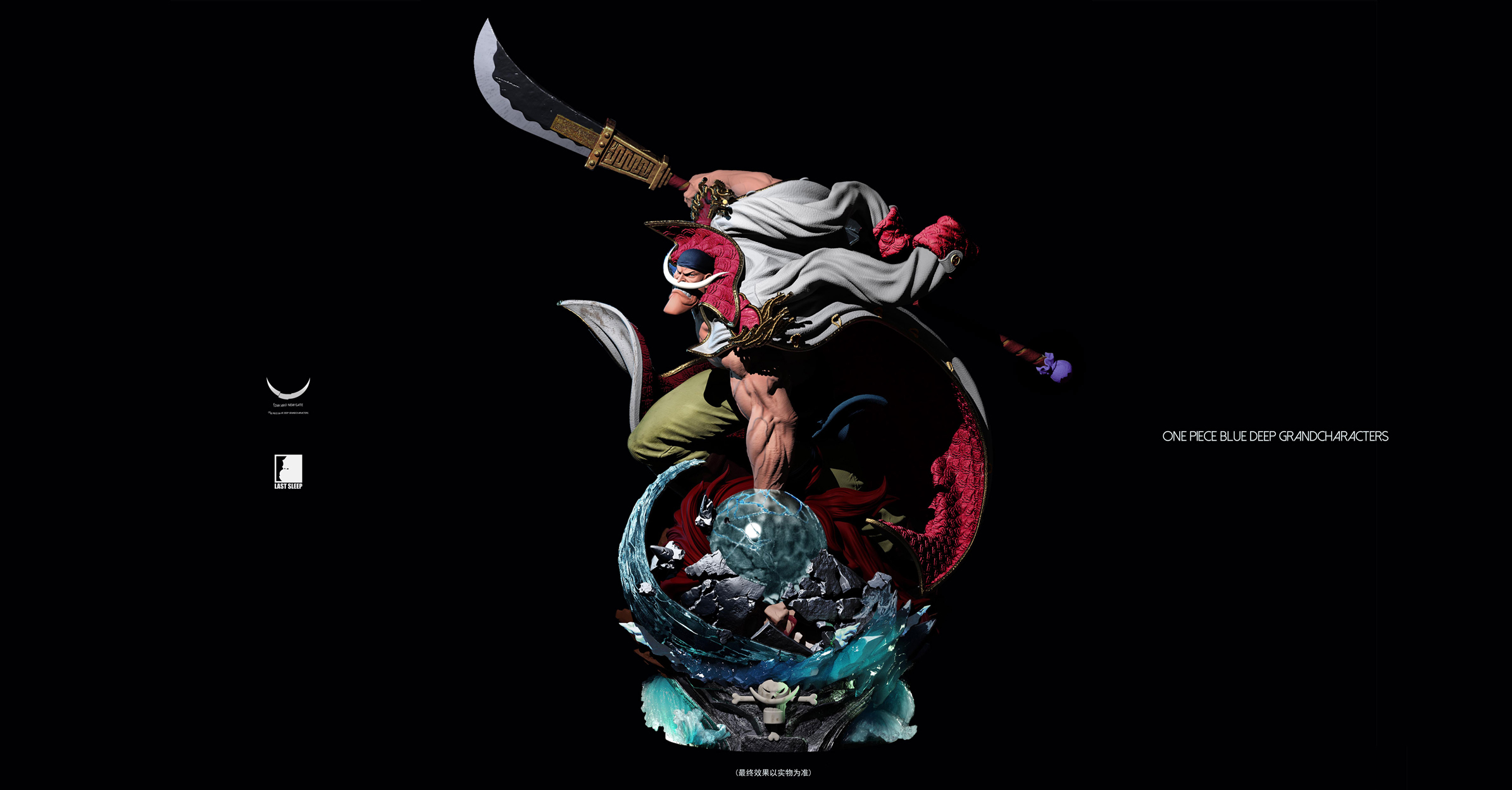 1/4 & 1/6 Scale Edward Newgate/ Whitebeard - ONE PIECE Resin Statue ...