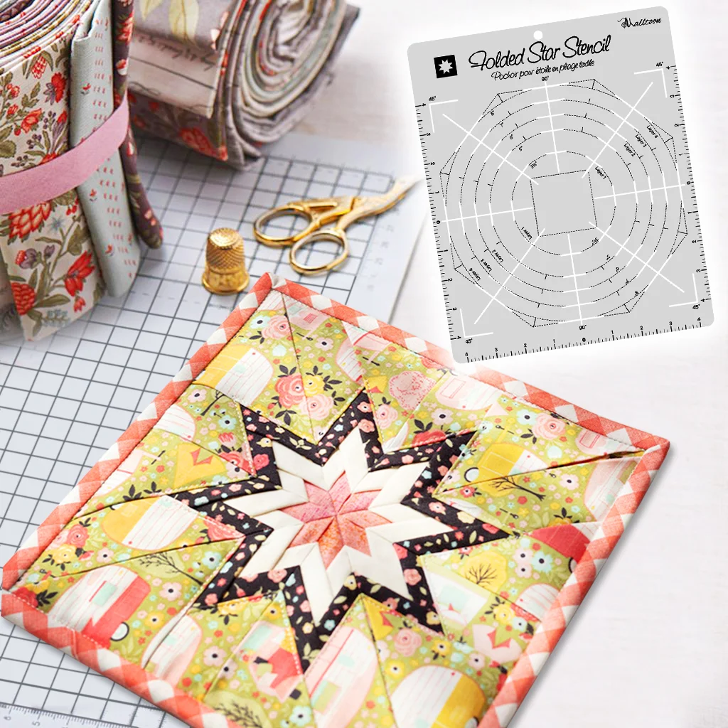 Folded Star Guide Stencil