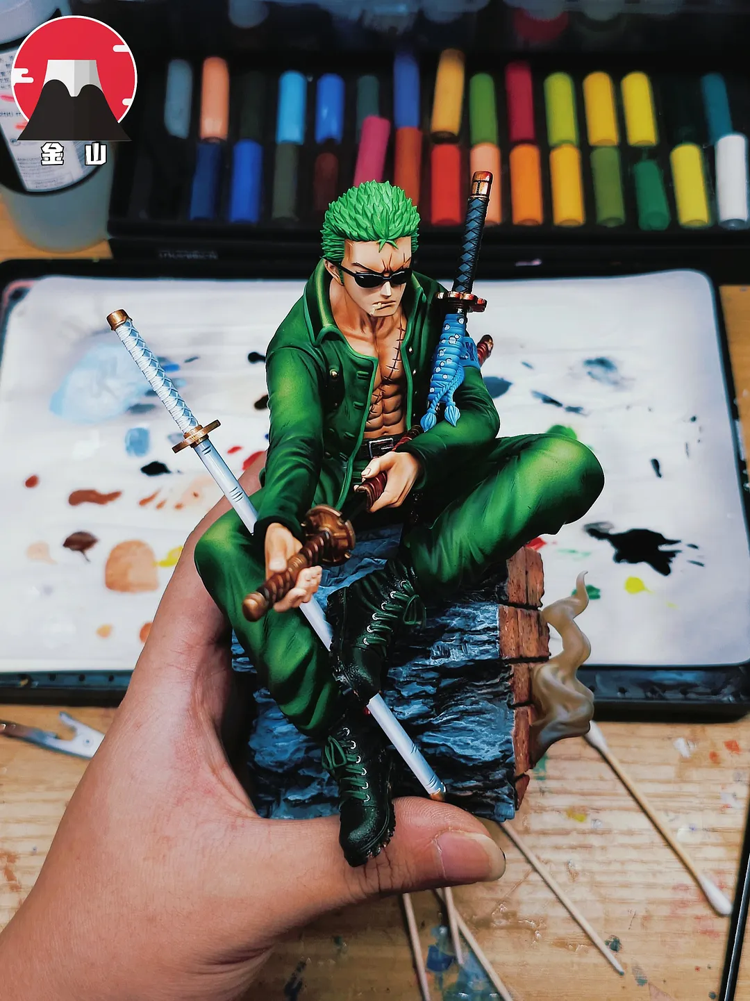 Army Series 001 Roronoa Zoro - ONE PIECE Resin Statue - Jinshan-Studio