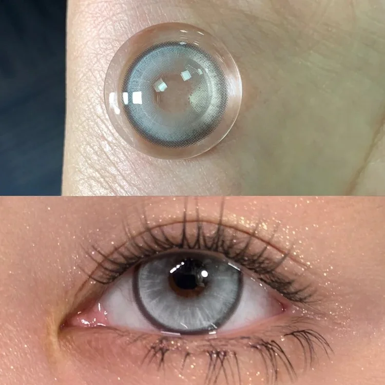 CrystalOrb Smokey grey Colored Contact Lenses,natural grey contacts ...