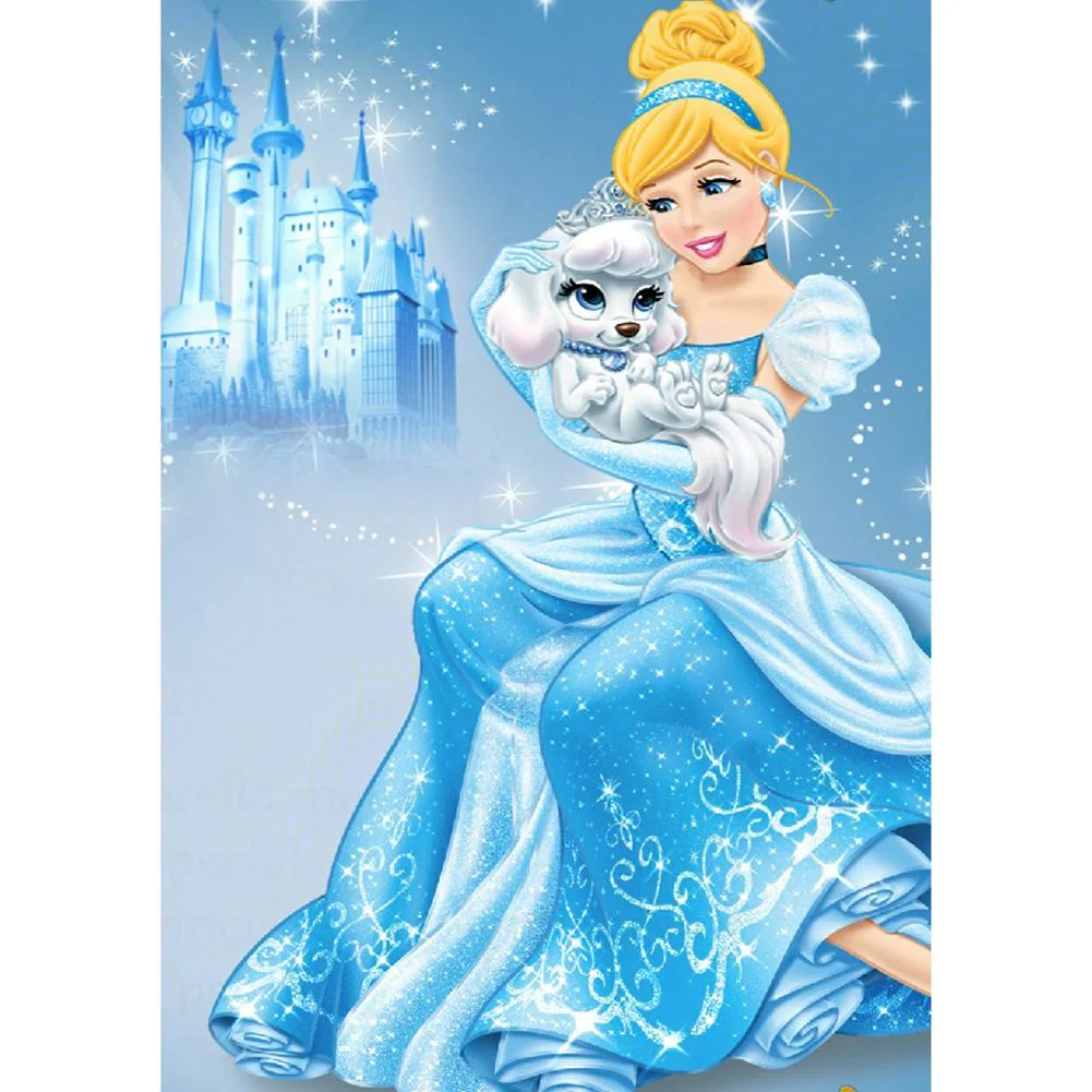 Cinderella Princess (canvas) full round or square drill diamond painting