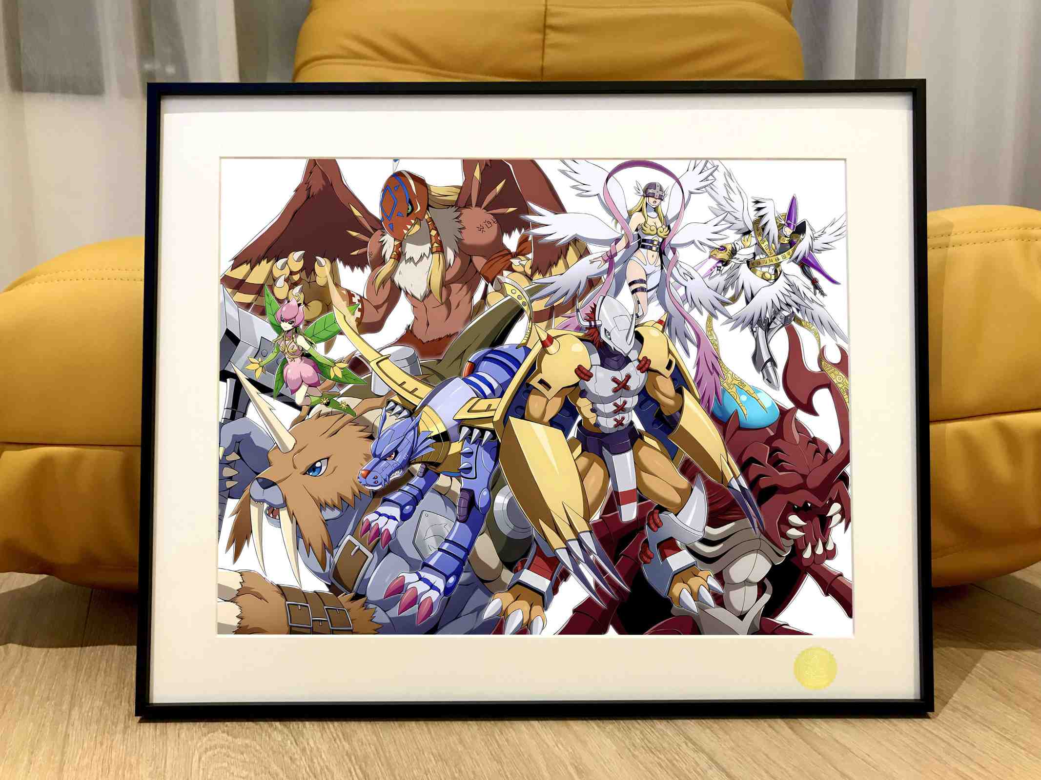 Holy Angemon & Angewomon & WarGreymon & Metal Garurumon Decorative ...