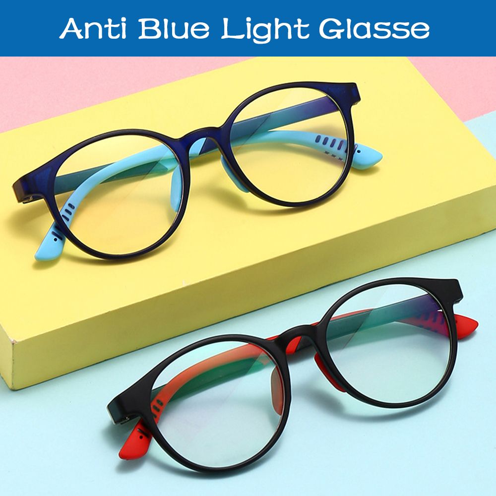Boys Girls Portable Online Classes Eye Protection Ultra Light Frame ...
