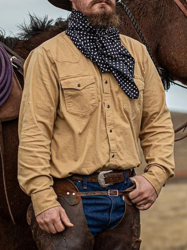 Men's Basic Western Shirt