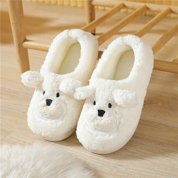 Home indoor warm tow soft rabbit cartoon slippers cotton