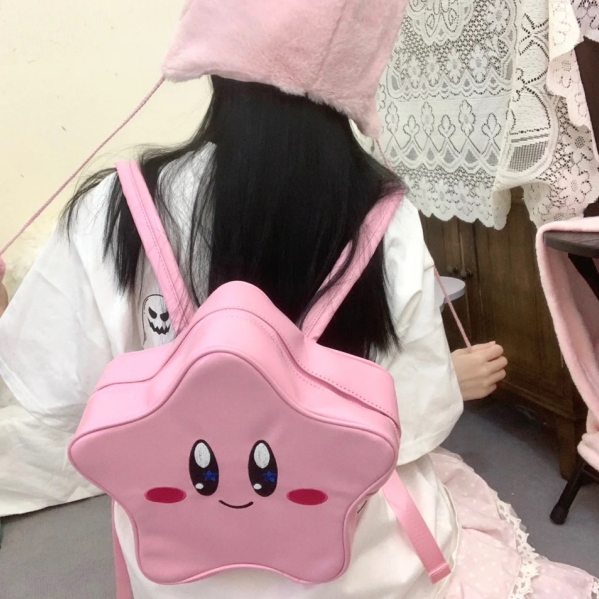 Pink Y2K Anime Star Backpack KI145-Kimi