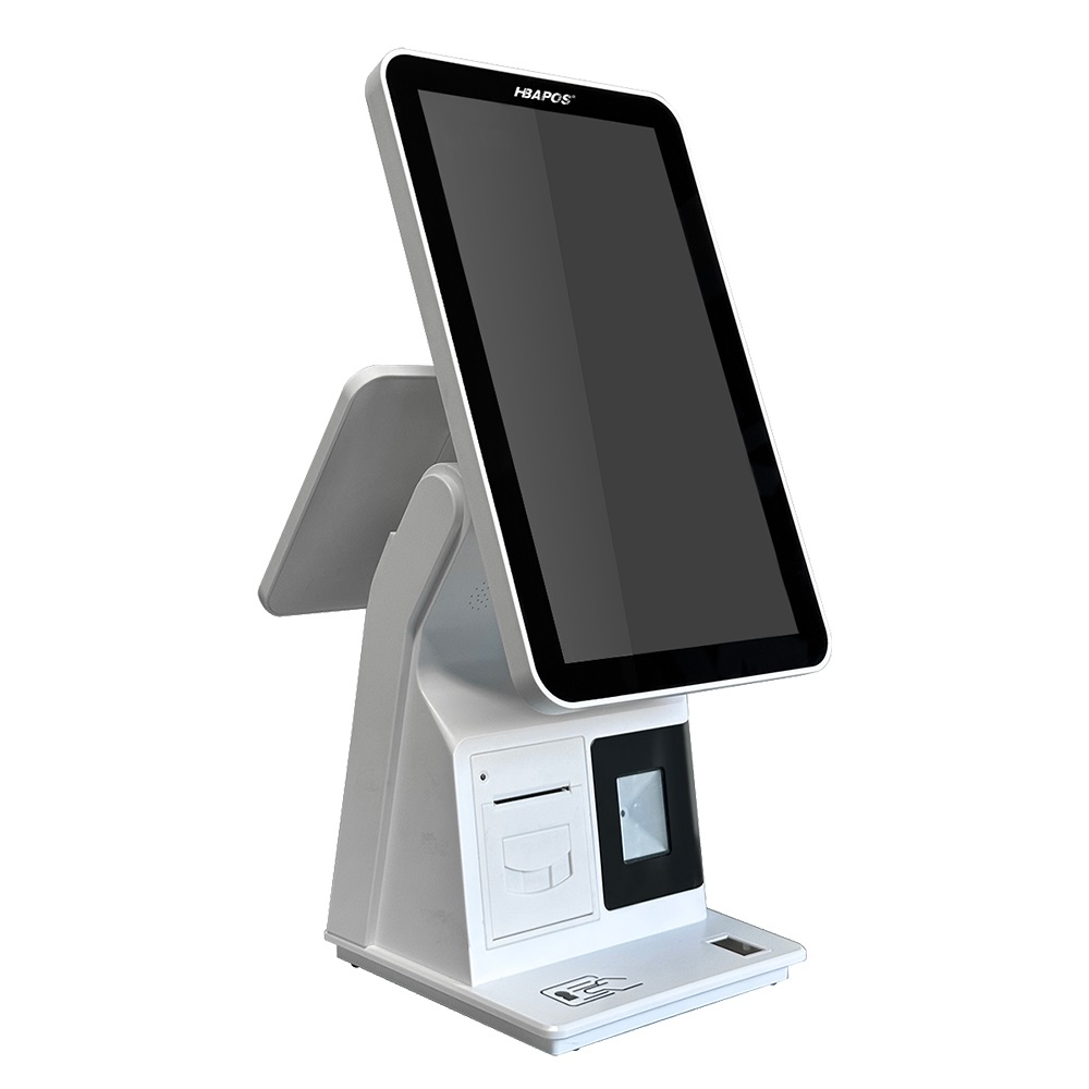 RFID Dual Screen Cash Accept Payment Touch Point Of RFID Sale System ...