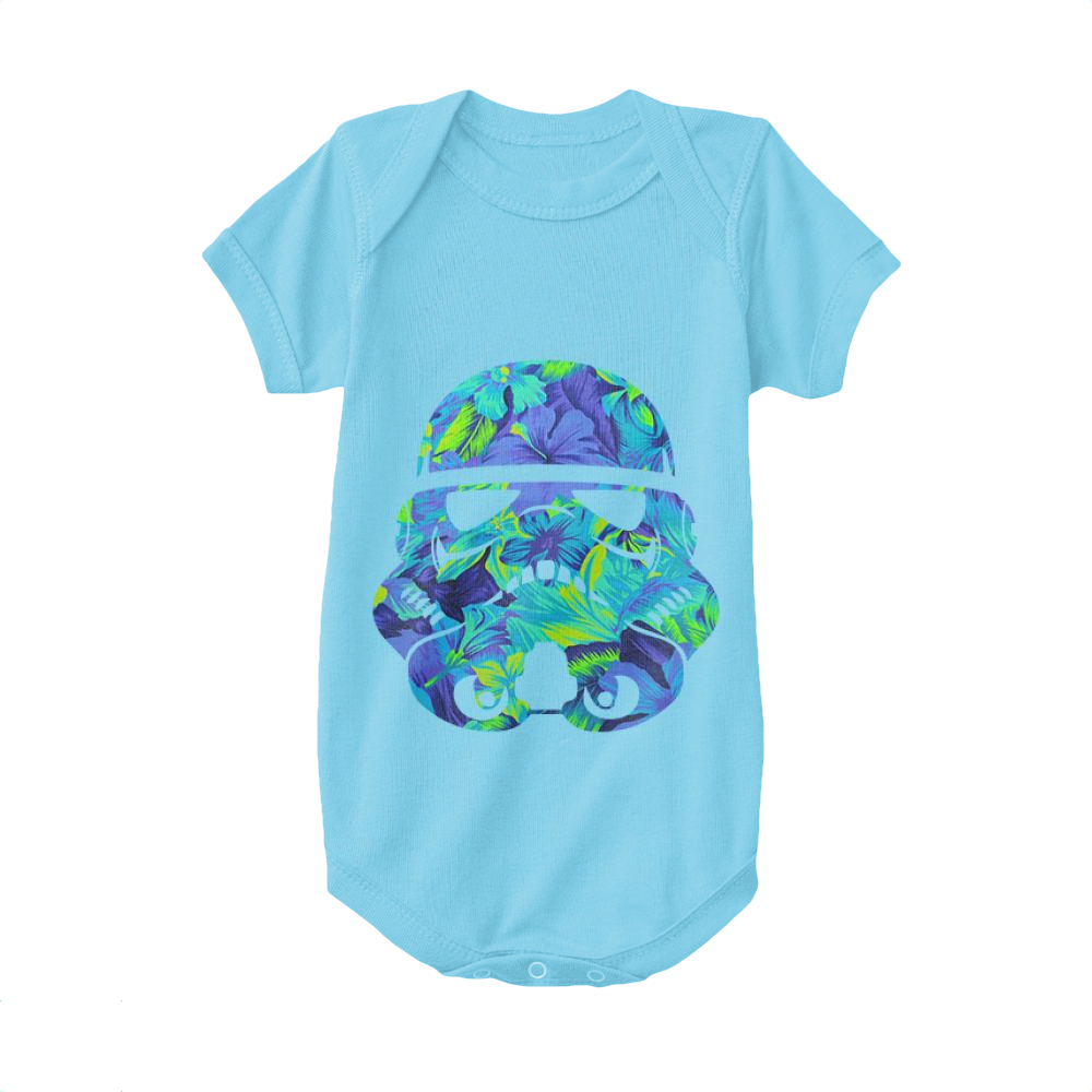 Tropical Hawaiian Stormtrooper, Star Wars Baby Onesie