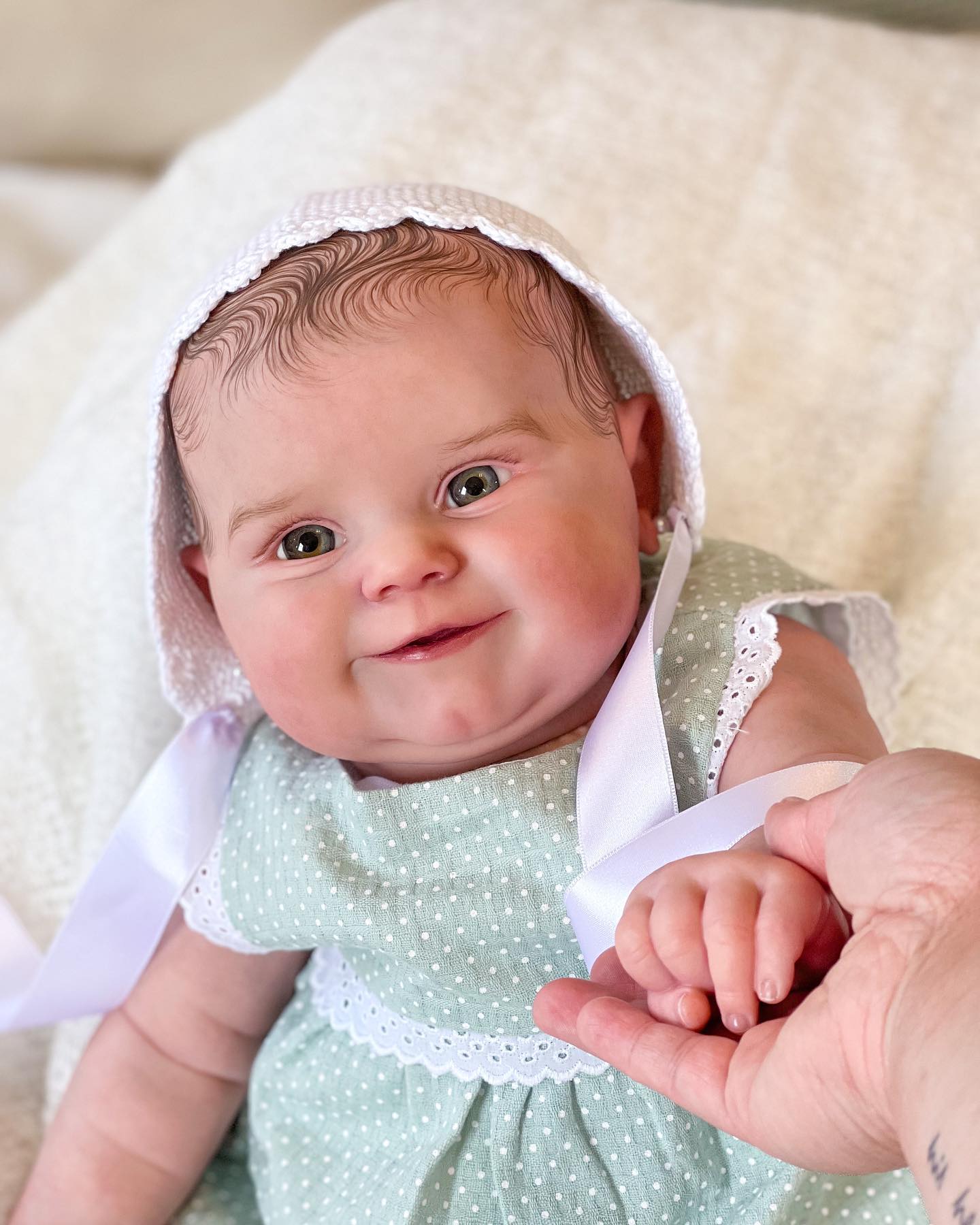 Flexible Solid Platinum Liquid Full Silicone Reborn Doll Baby Named Dario