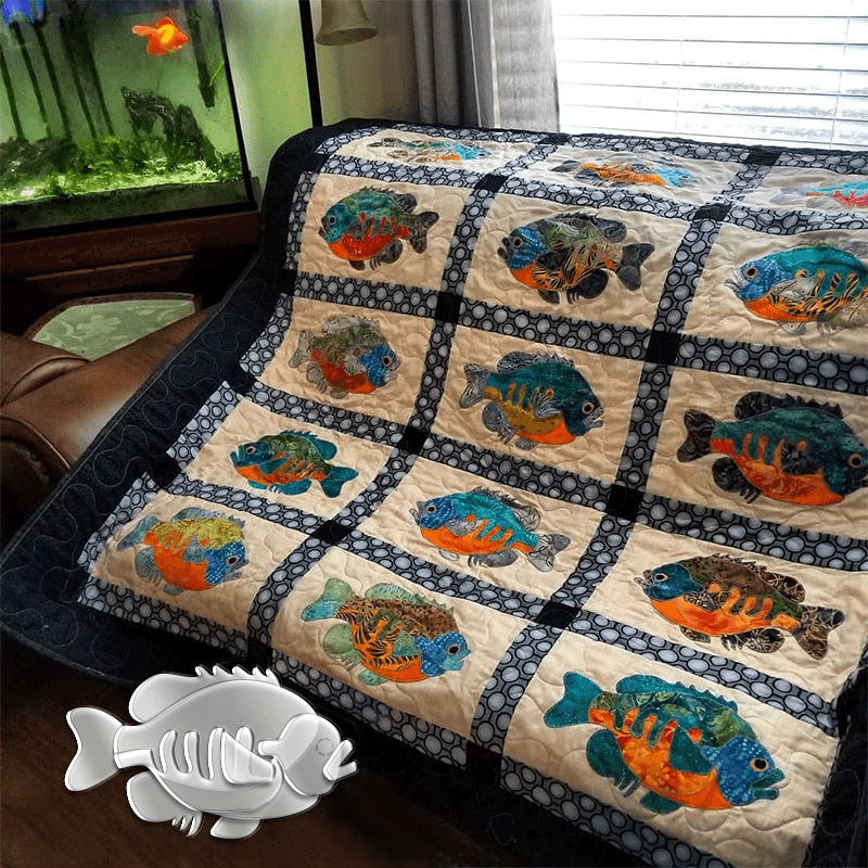 Fish Template Ruler Set-With PDF and Instructions