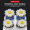 4 Lamp Beads LED Multi-function Strong Light Flashlight