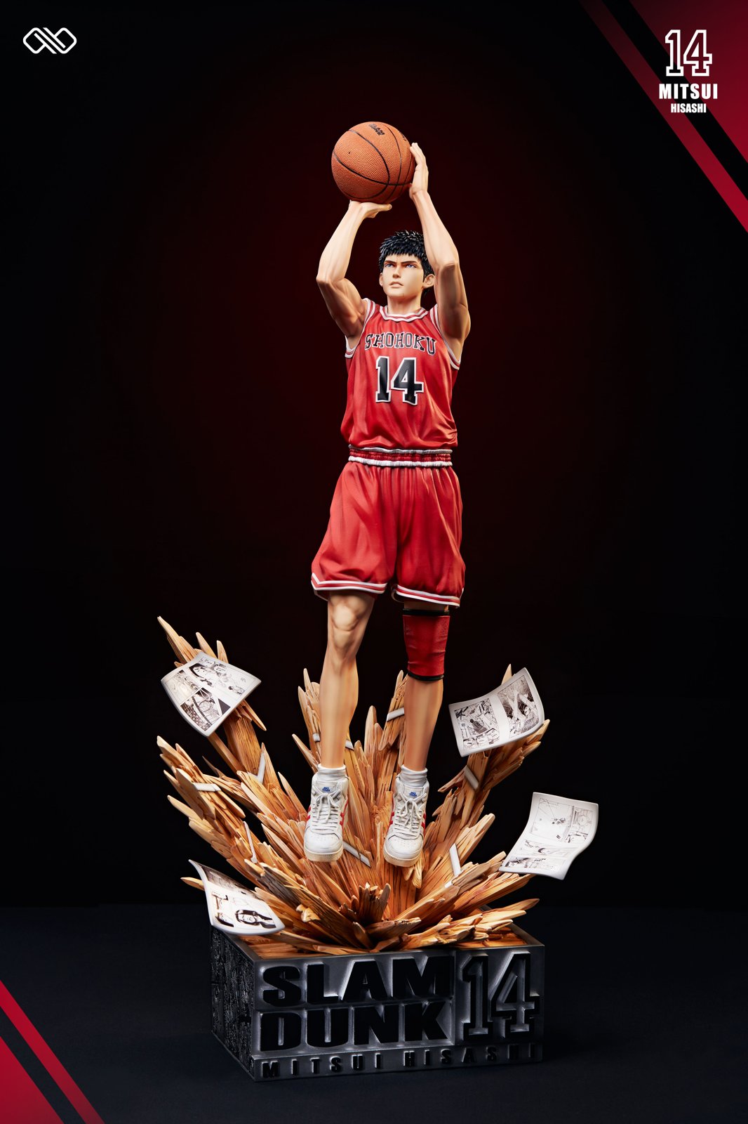 1/6 & 1/4 Scale Hisashi Mitsui - SLAM DUNK Resin Statue - Unlimited ...