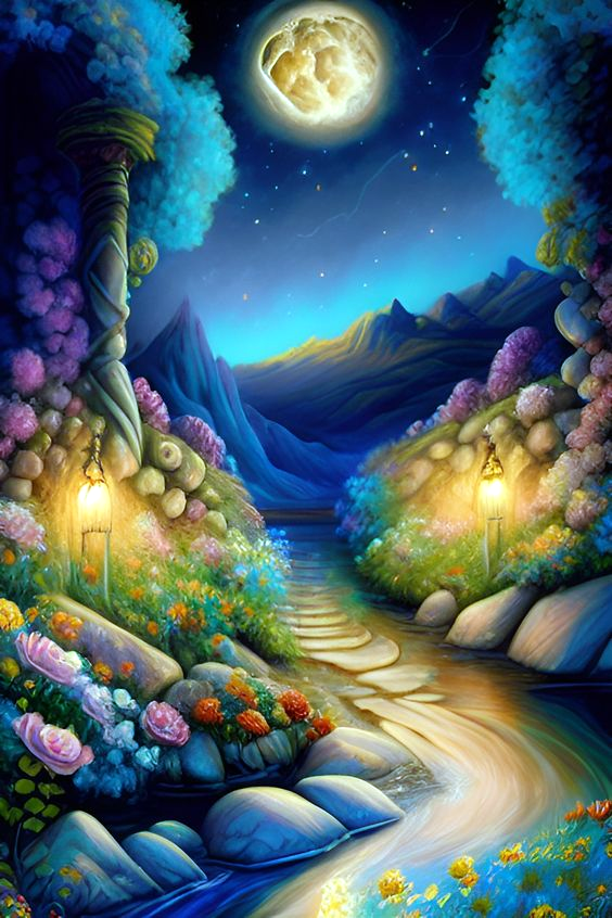 AB Diamond Painting | Night Scenery