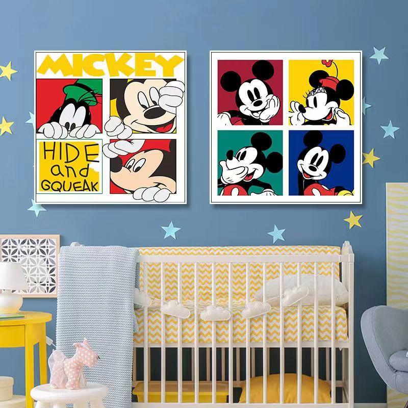 Cartoon Mickey Mouse full round/square drill diamond painting