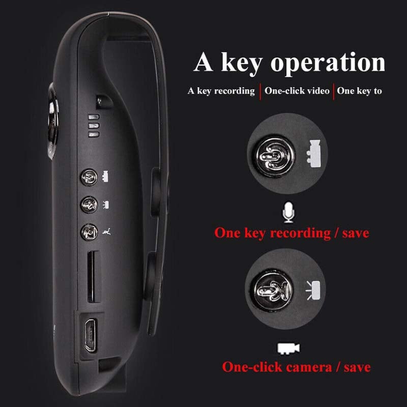 Mini 1080P HD Wearable Camera Bodycam