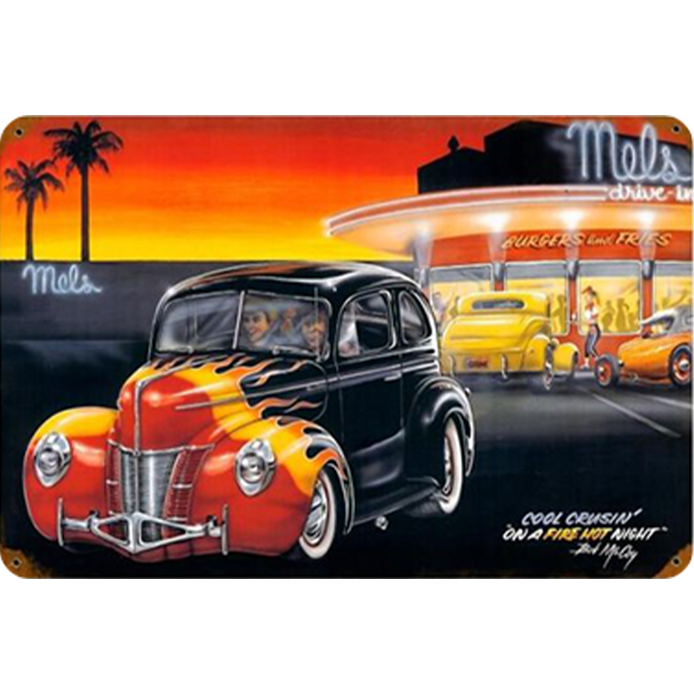 Cool Crusin - Metal Tin Signs(8*12Inch/12*16Inch)