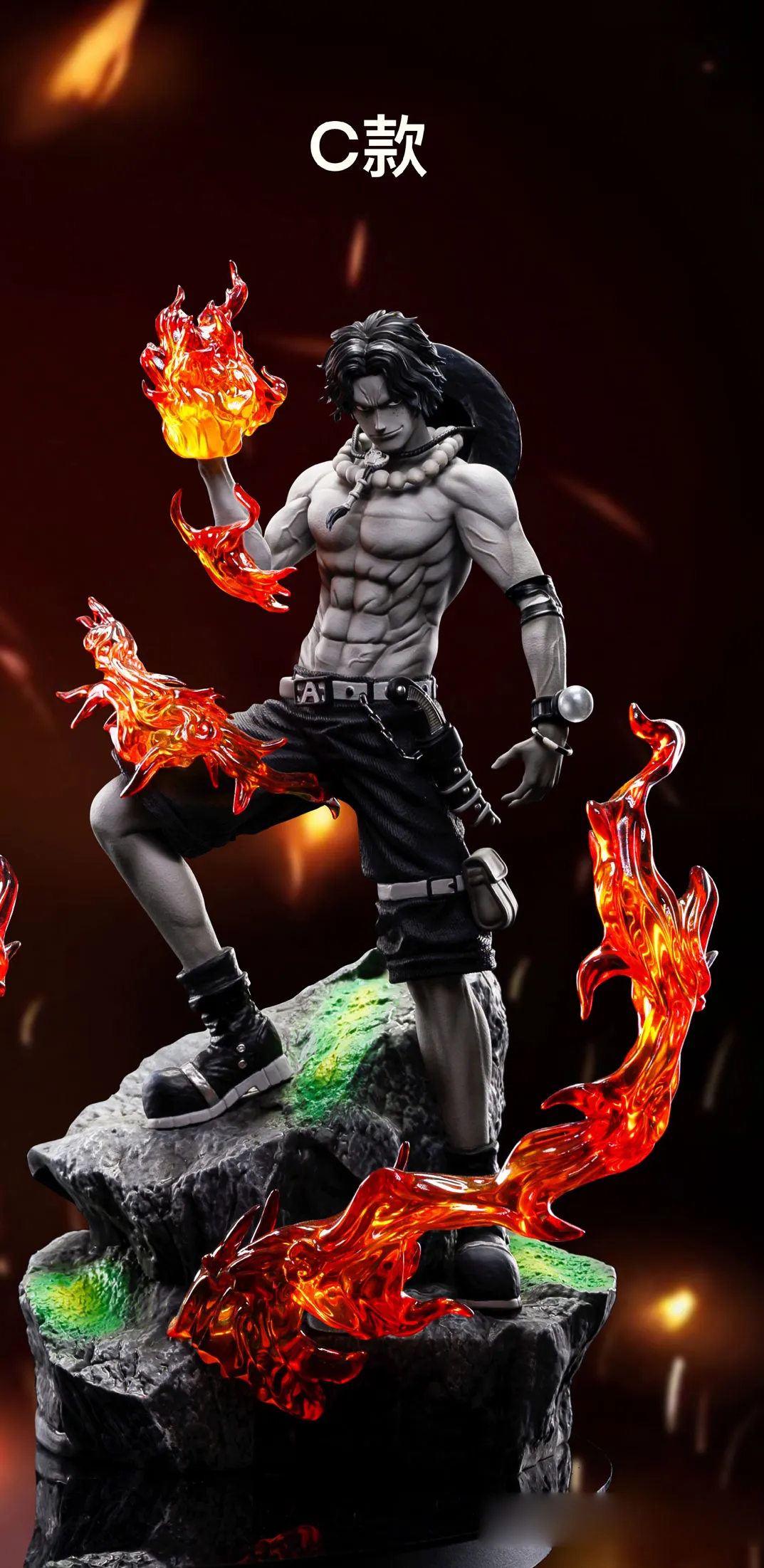 POP Scale Portgas D. Ace - ONE PIECE Resin Statue - Iron Knight Studios ...