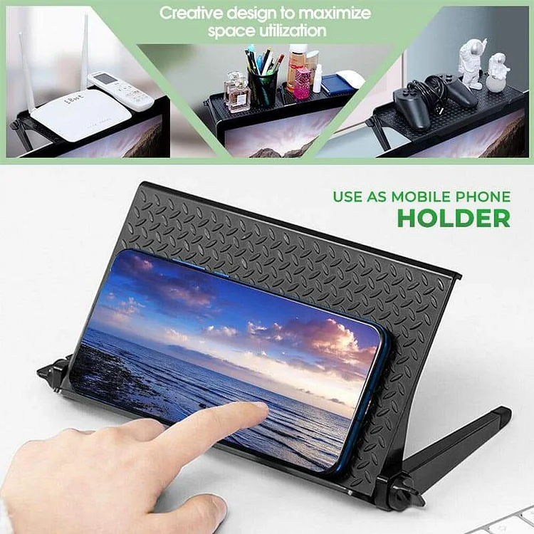 Monitor Topper Storage Rack