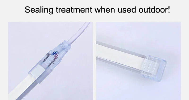 Neon Flex Led Strip Light AC220V SMD2835 Waterproof Flexible Lighting ...